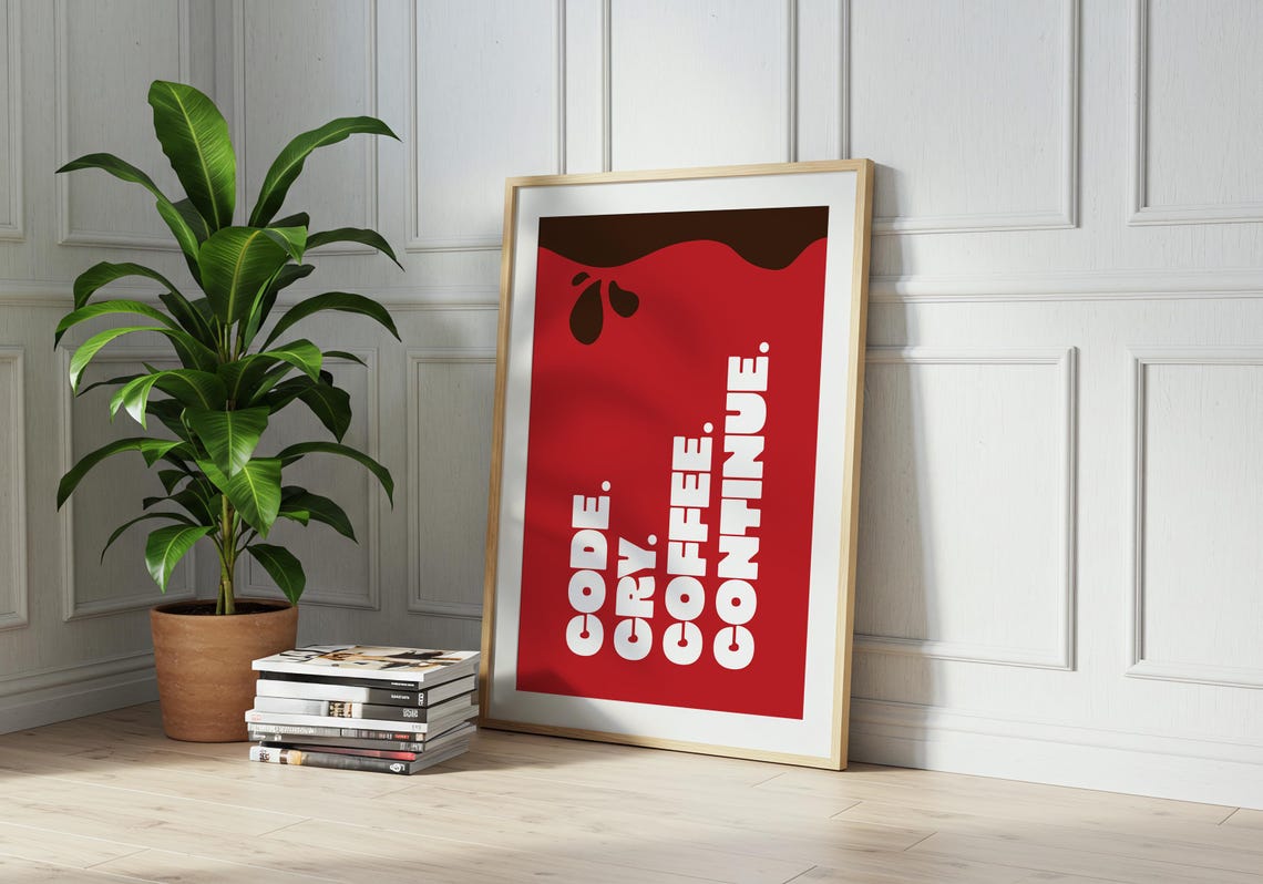 Fun Developer Poster, Nerdy Computer Science Office Decor, Programming ...
