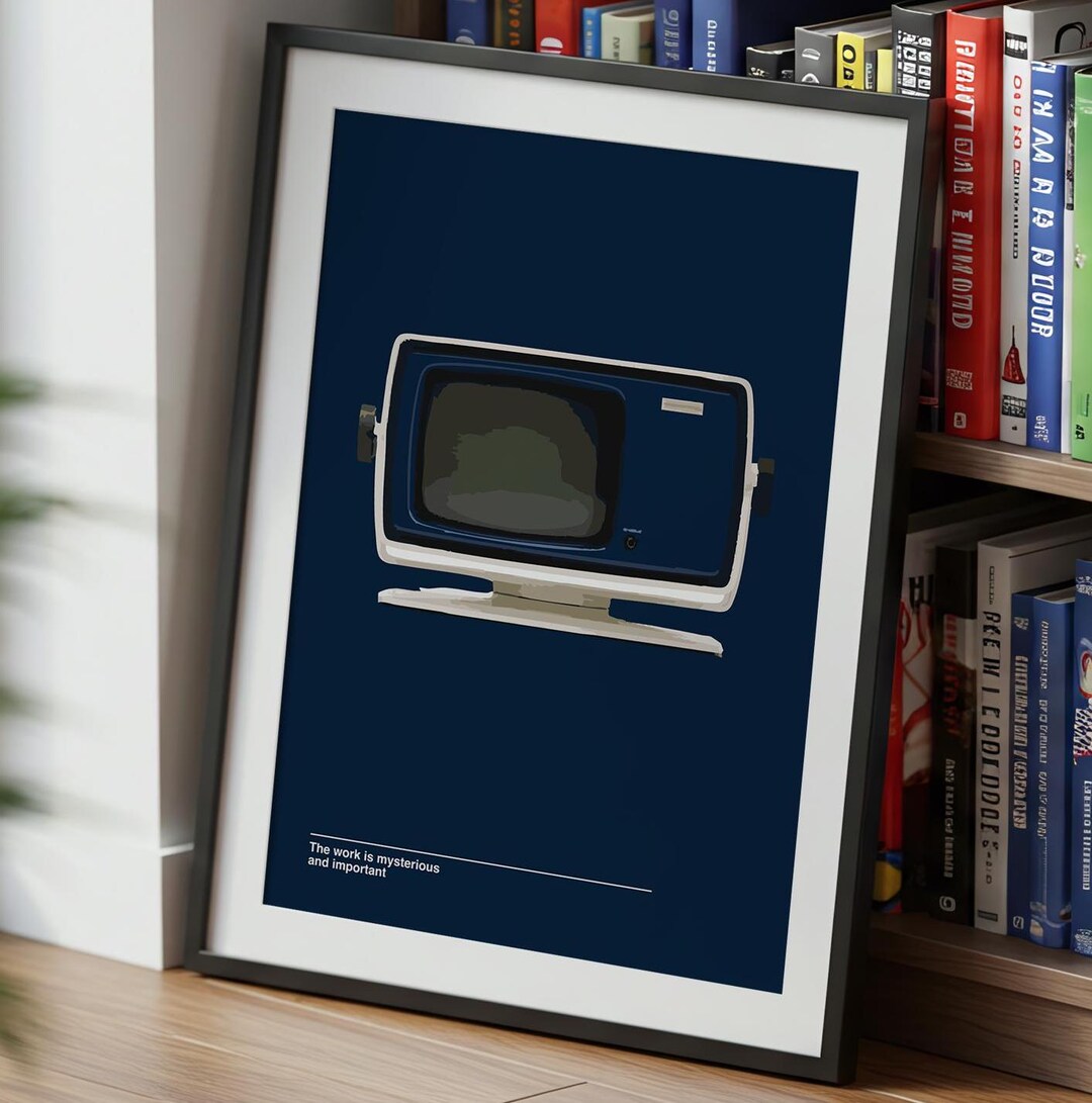 Severance TV Show Inspired Poster With a Quote "the Work is Mysterious ...