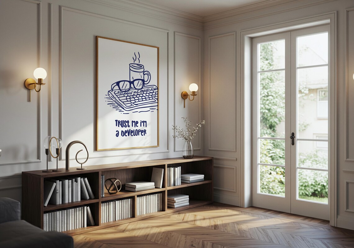 Fun Developer Poster, Nerdy Computer Science Office Decor, Programming ...