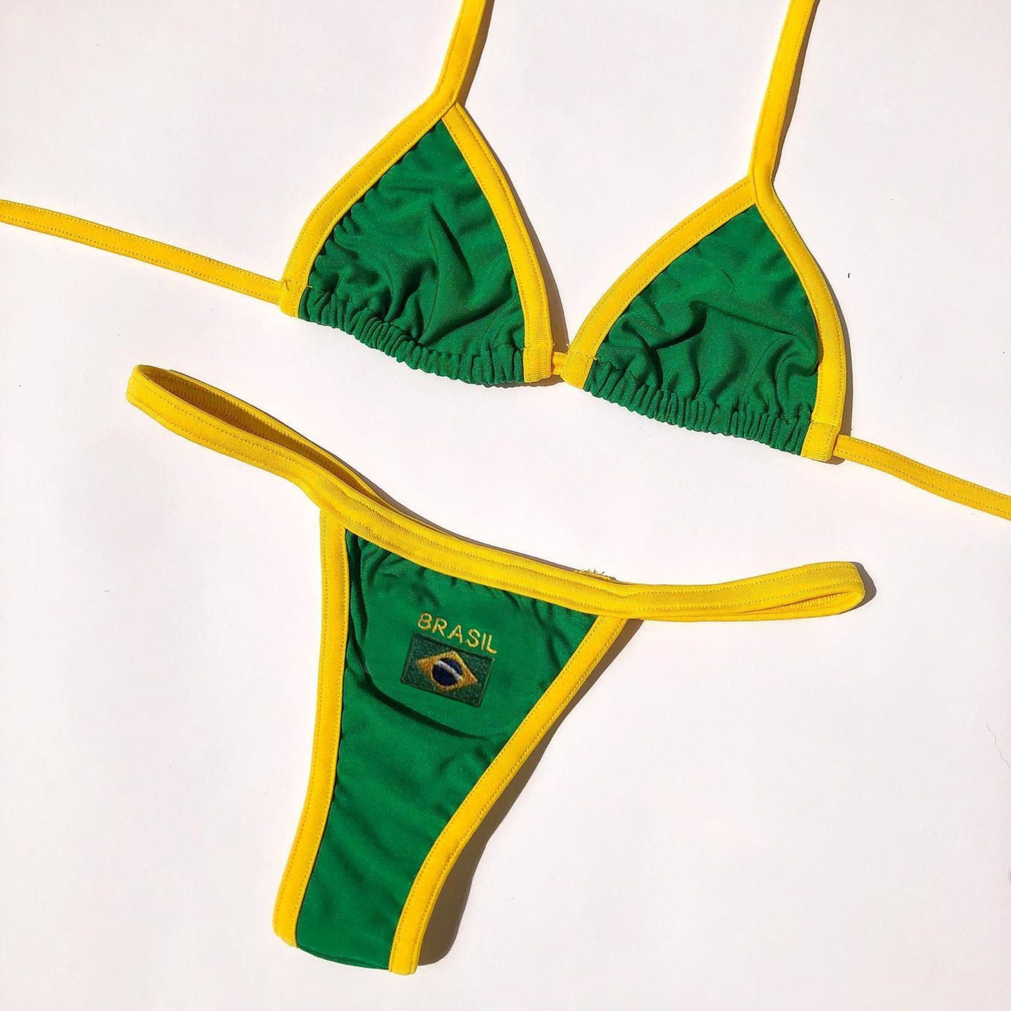 Y2K Brazil Bikini Y2K Aesthetic Bikini Top and Bottoms Cute - Etsy Canada