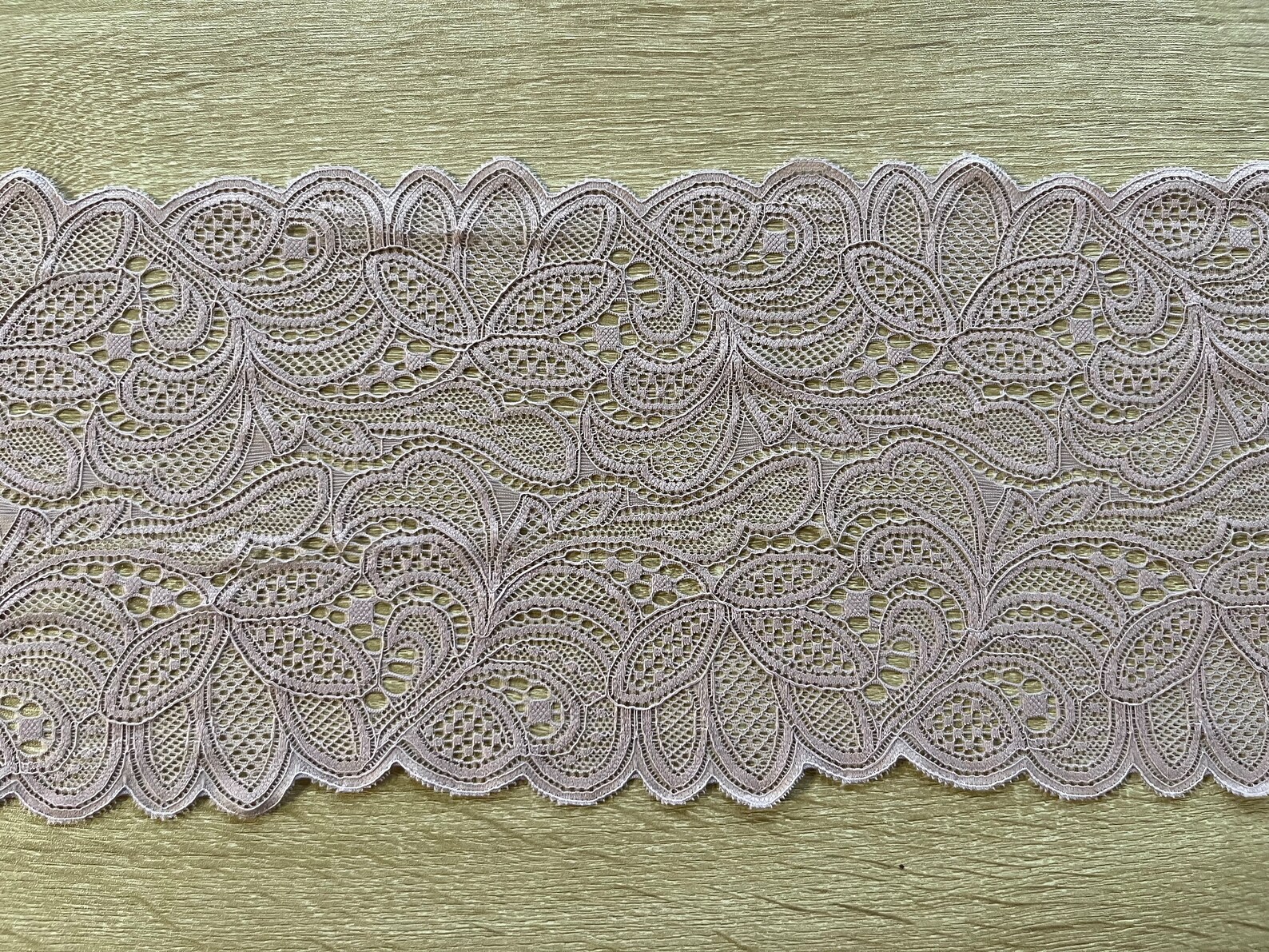 2 Metres Dusky Lilac Purple Lace Trim With Floral Leaf Design - Etsy