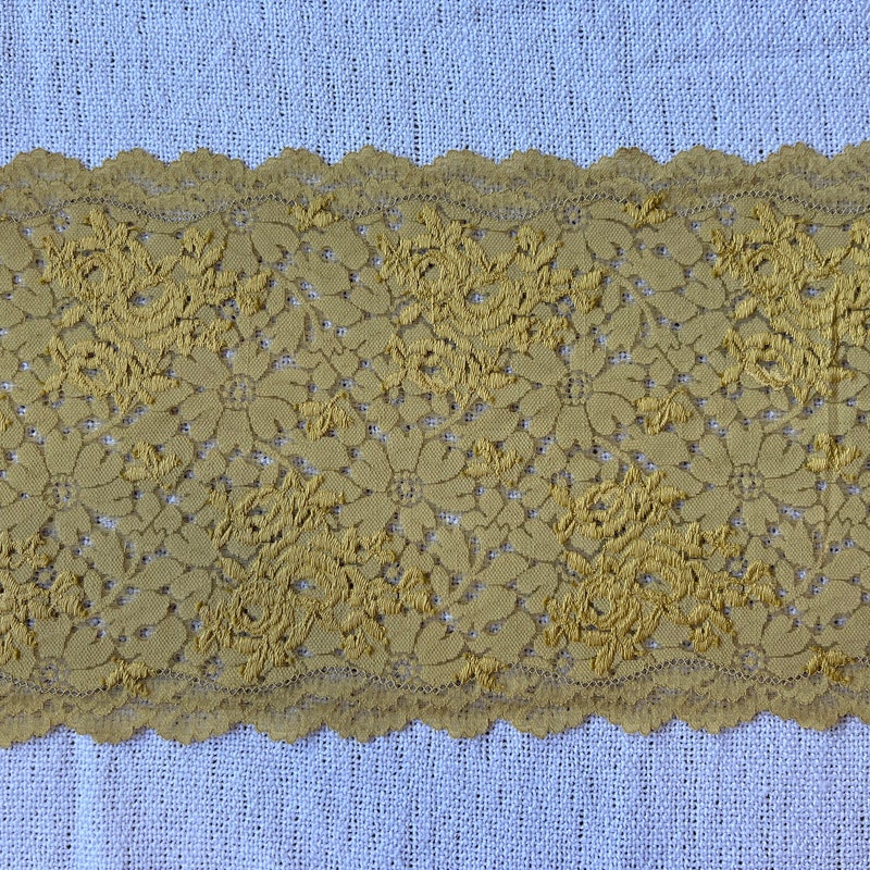 Yellow Lace Fabric - Etsy UK
