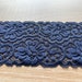 2metres Dark Navy Lace Trim Bold Floral Eyelet Flower Lace Trim 9" Navy ...