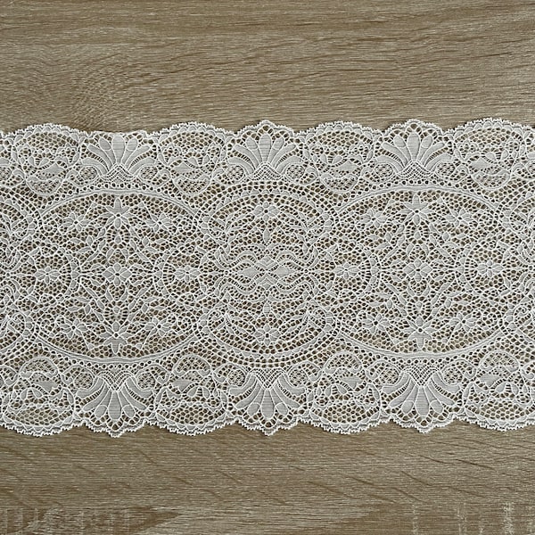 Ivory Lace Fabric - Etsy UK