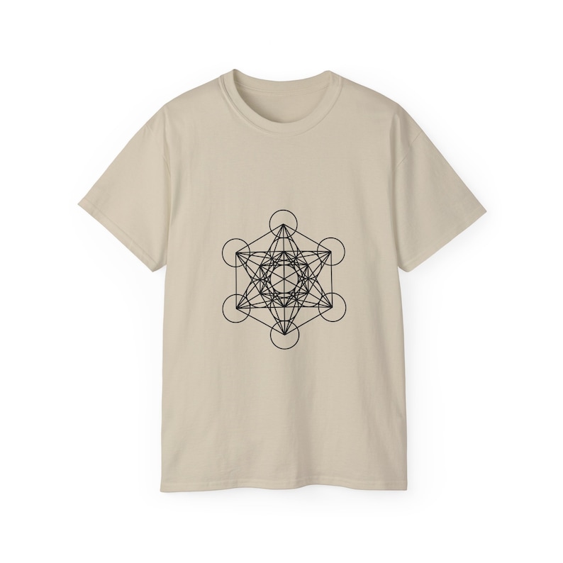 Metatron's Cube Tshirt, Sacred Geometry Shirt, Metatron Cube Tee ...