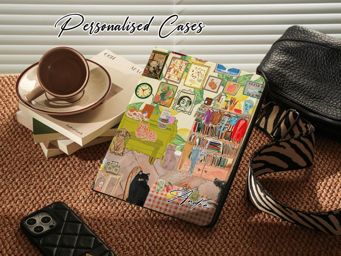 Scrapbook iPad Case With Apple Pencil Holder for 2024 New Case, Cover ...