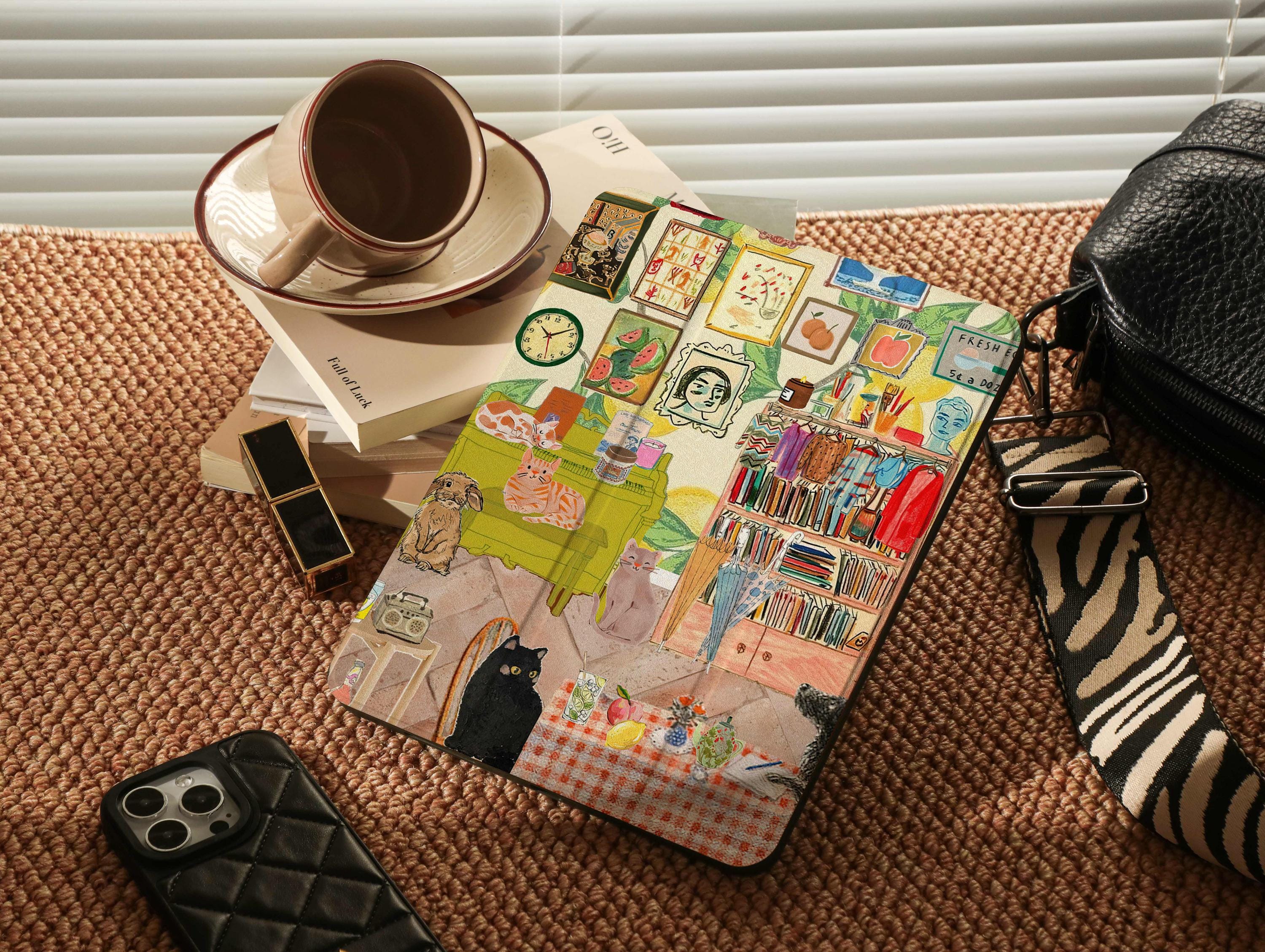 Scrapbook iPad Case With Apple Pencil Holder for 2024 New Case, Cover ...