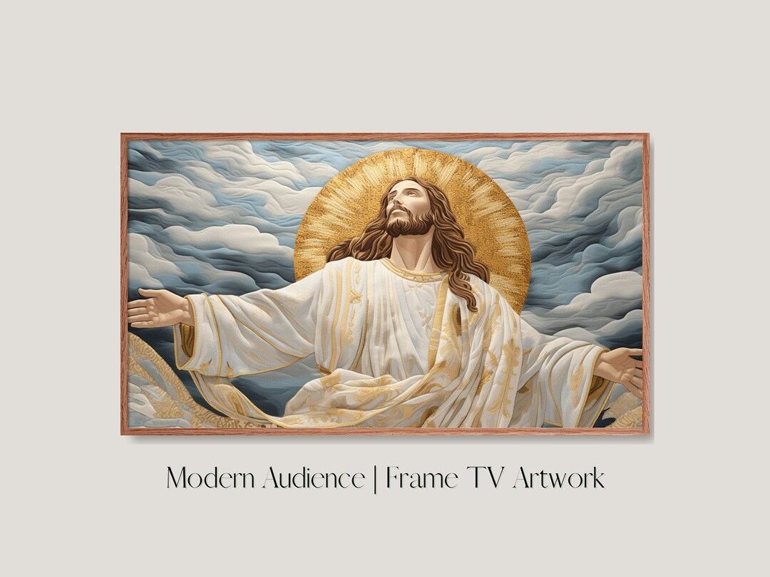 Christian Frame TV Art for Samsung Frame TV Digital Download of Jesus ...