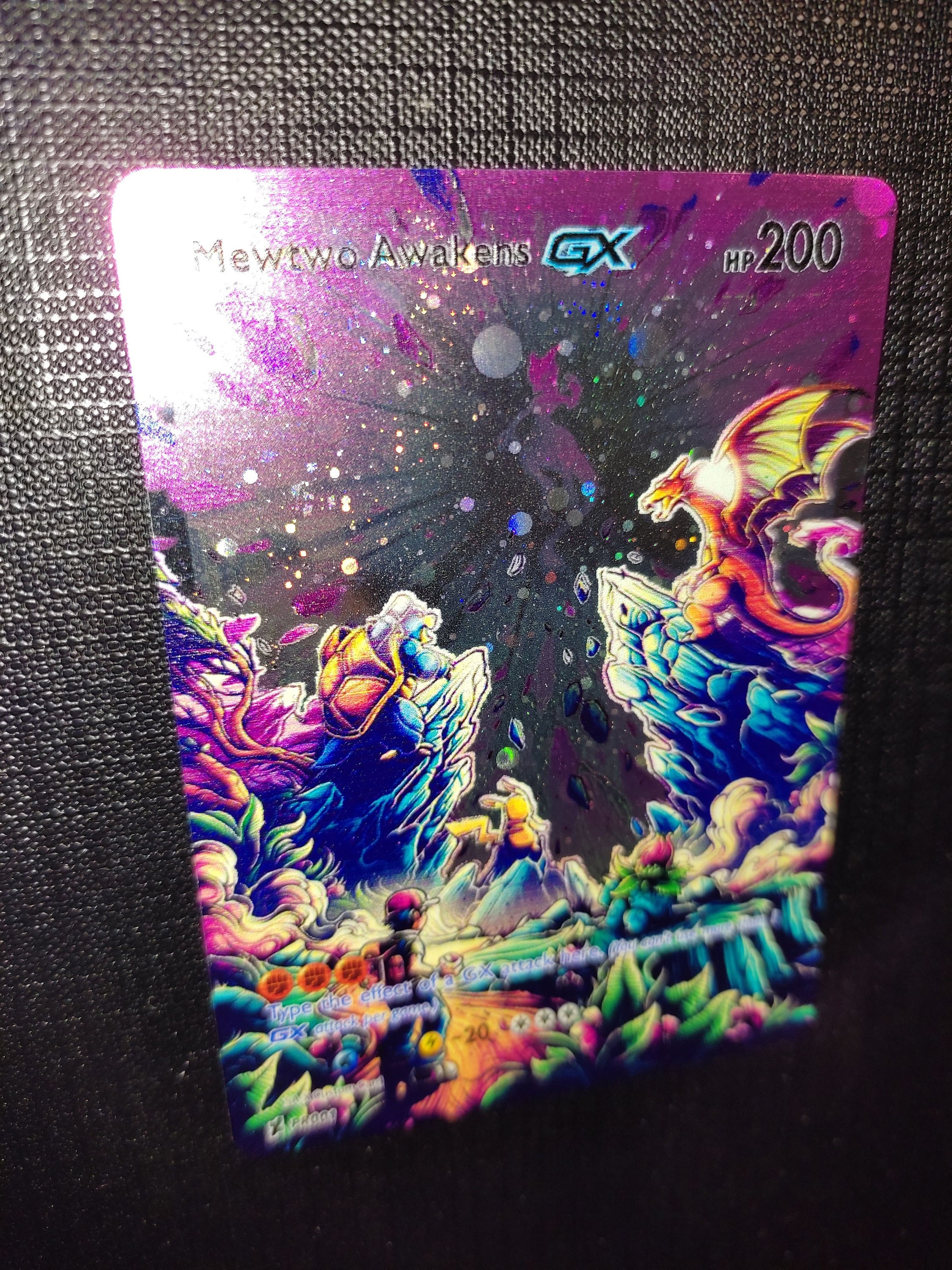 Mewtwo Holo Full Art Gx Pokemon Custom Card - Etsy