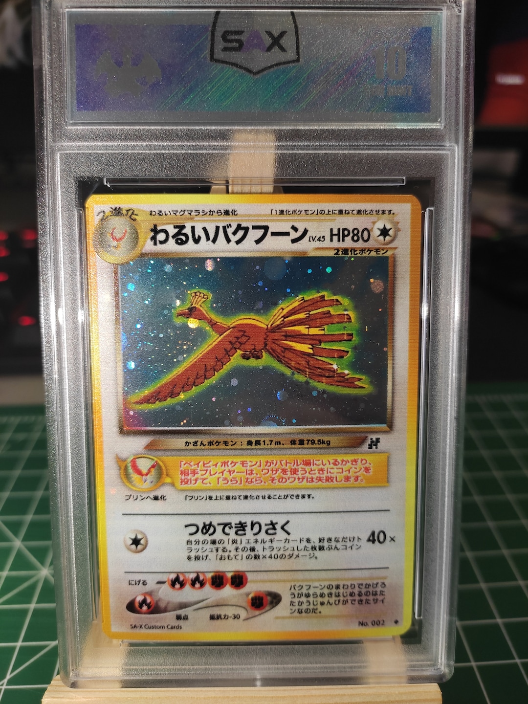 Pokemon Shining Ho-oh Holo Slab Edition Pokemon Custom Card - Etsy