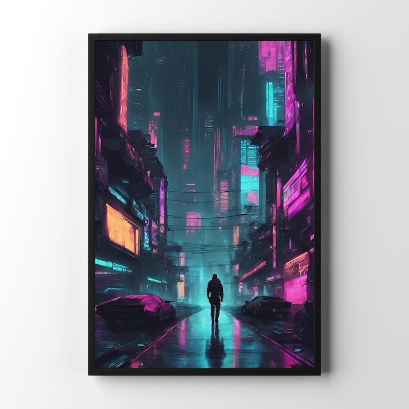 Cyber Punk Anime Poster - Etsy