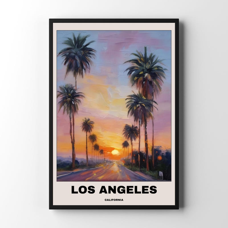 Los Angeles Poster - Etsy