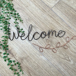 Welcome Wire Word, Welcome, Welcome Sign, Wire Art, Wire Word Art, Wire ...