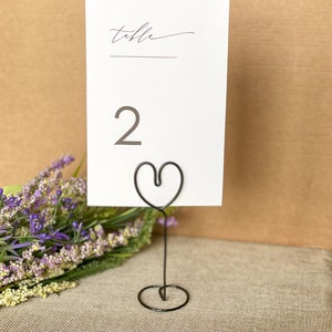 Heart Photo Stand | Wire Photo Holder | Polaroid Photo Stand | Table ...