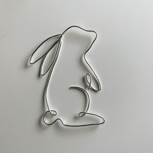 Wire Rabbit | Wire Wall Art | Bunny | Wire Animal | Home Decor ...