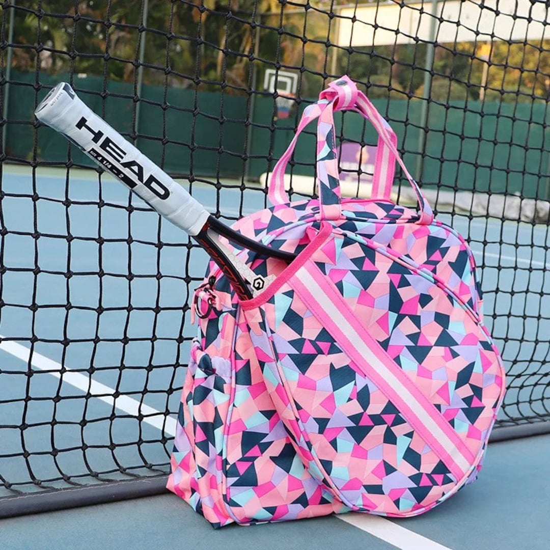 Pink Tennis Bag Tennis Paddle Bag Girls Tennis Tennis Bag - Etsy