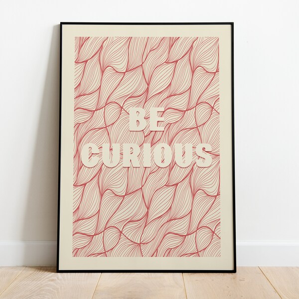 Curiosity Quote - Etsy