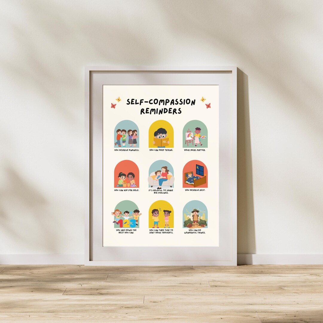 Set of 3 Kids and Teen Print Posters for Classrooms, Therapists ...
