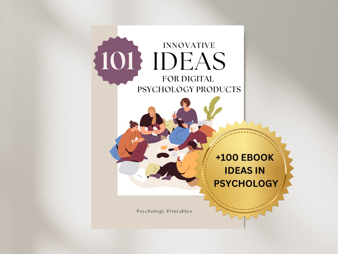 BUNDLE! 101 Innovative Ideas for Digital Psychology + 4 Ebooks/research ...