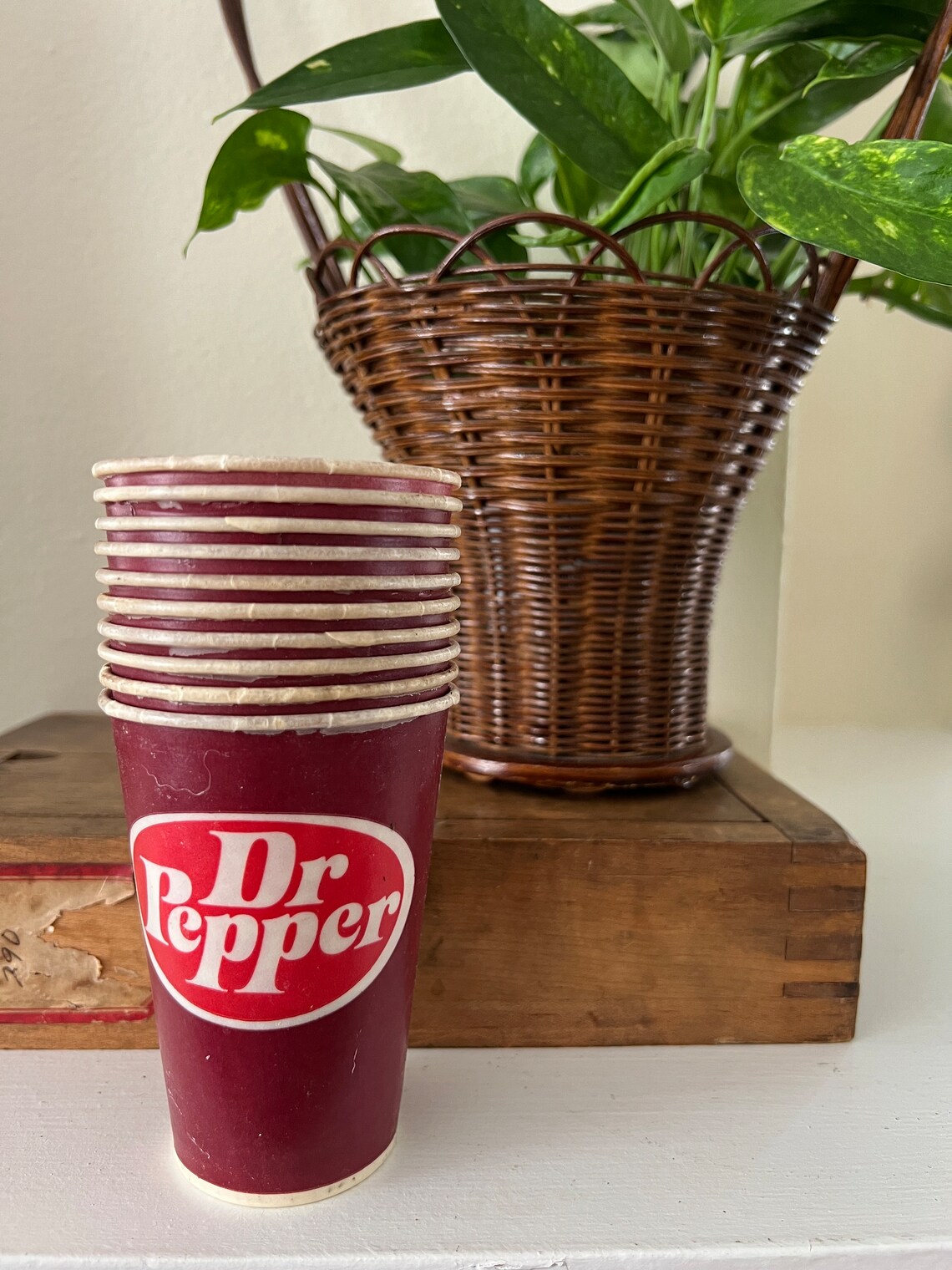 Vintage Dr Pepper Wax Cups - Etsy