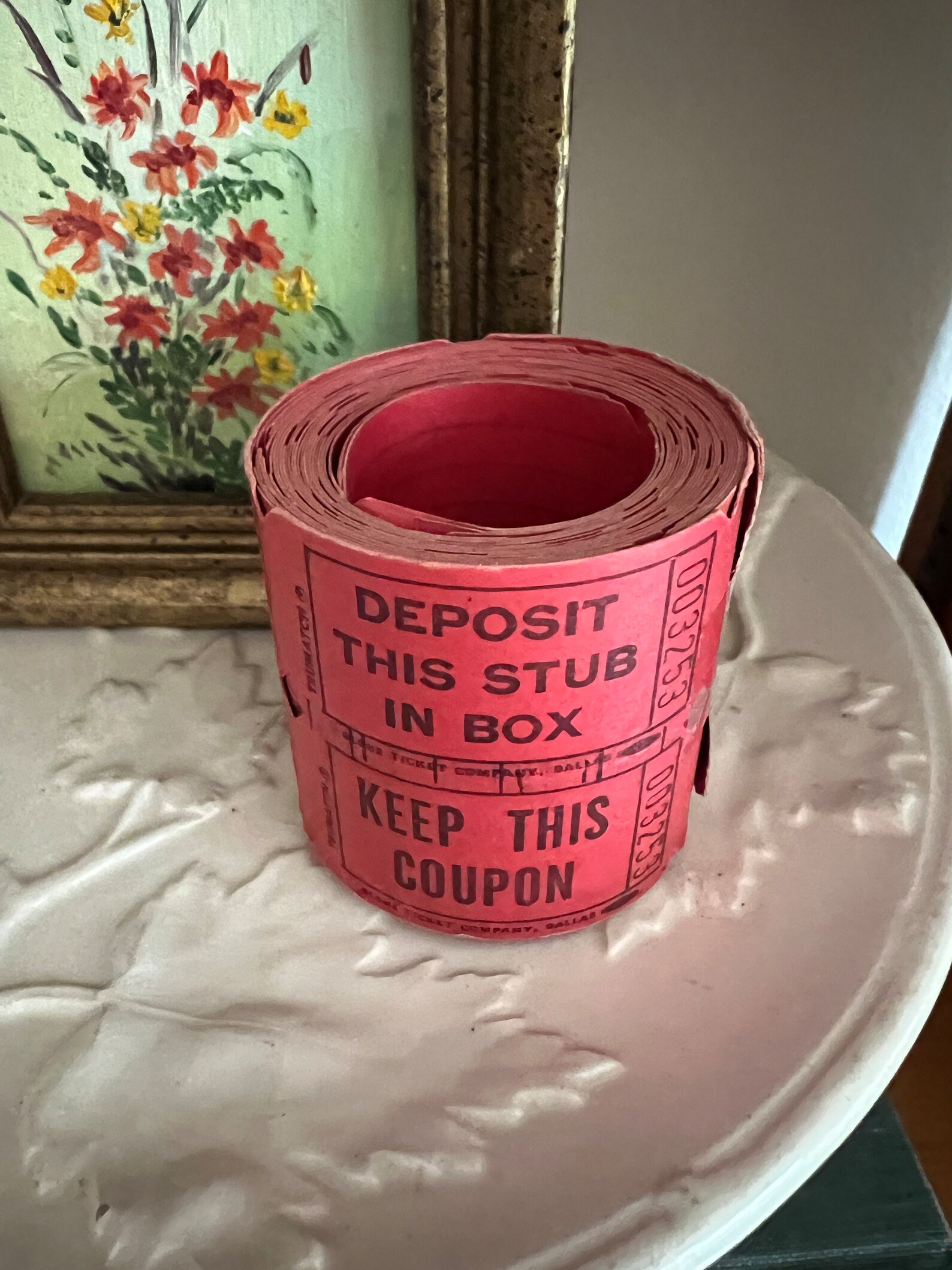 Vintage Ticket Roll Red Ticket Stubs Carnival Birthday Decor - Etsy