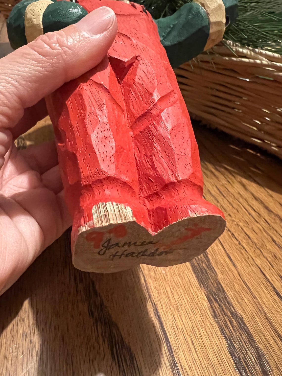 1990s James Hadden Fisherman Wood Carving - Etsy