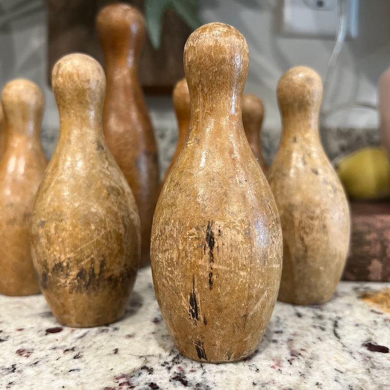 Wooden Bowling Pin - Etsy