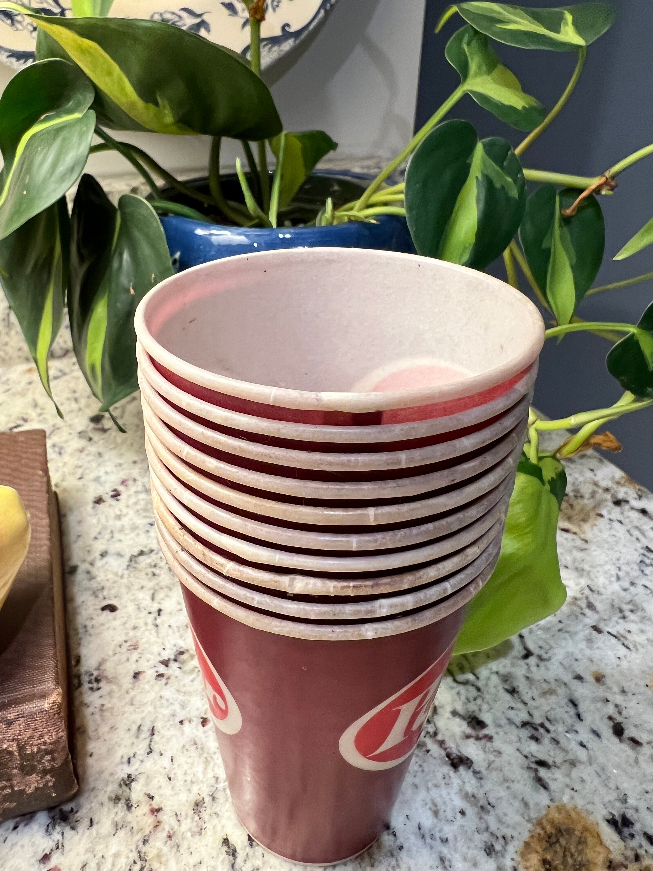 Vintage Dr Pepper Wax Cups - Etsy