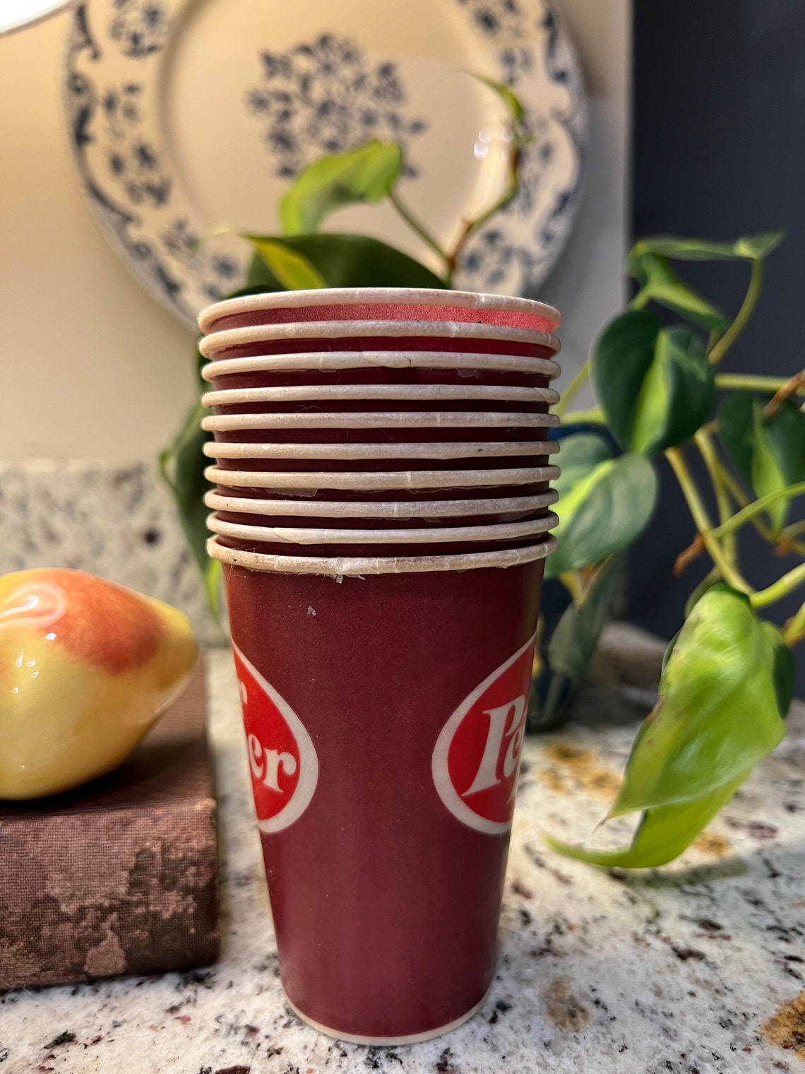 Vintage Dr Pepper Wax Cups - Etsy