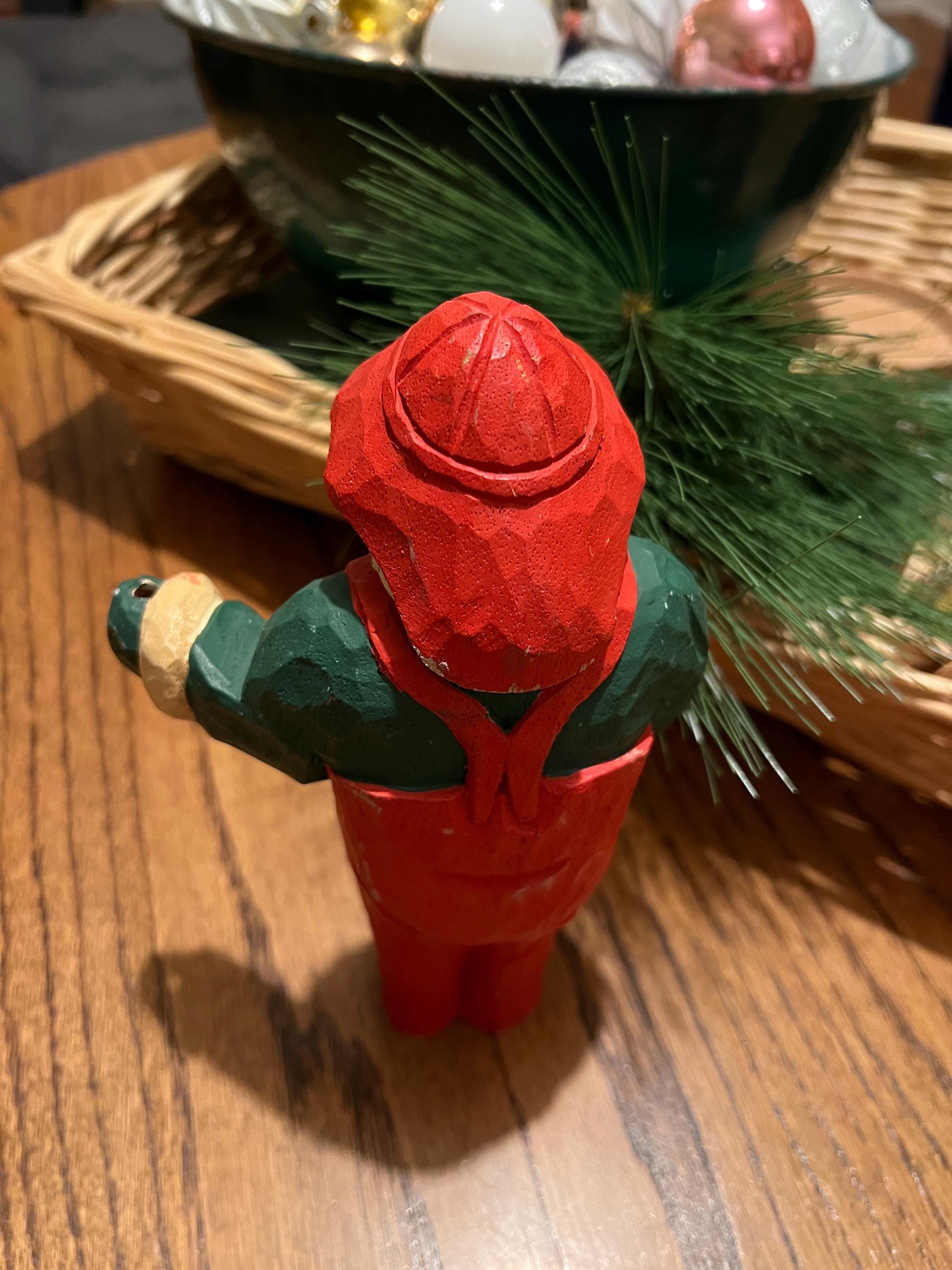 1990s James Hadden Fisherman Wood Carving - Etsy