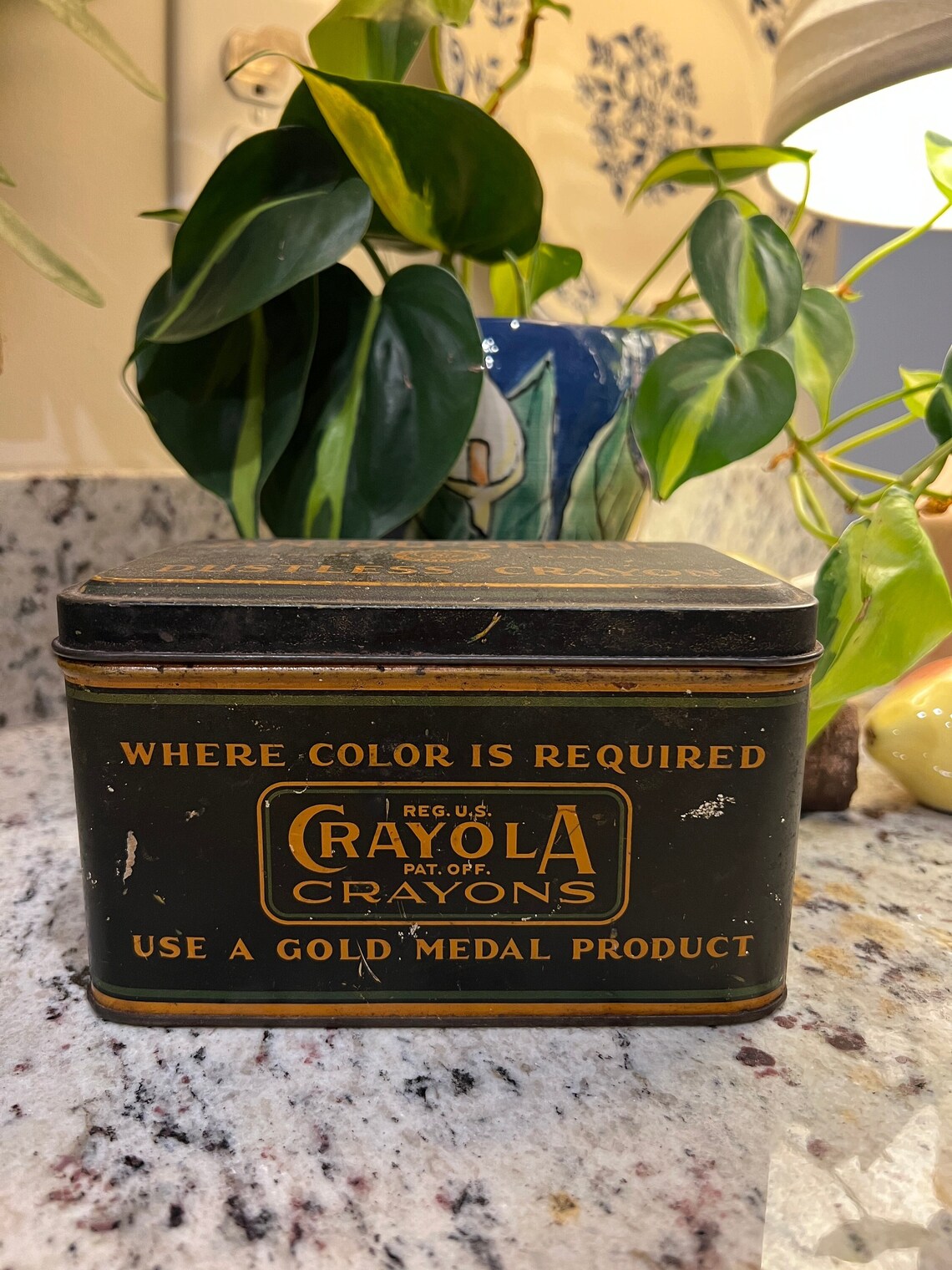Vintage Crayola Tin - Etsy