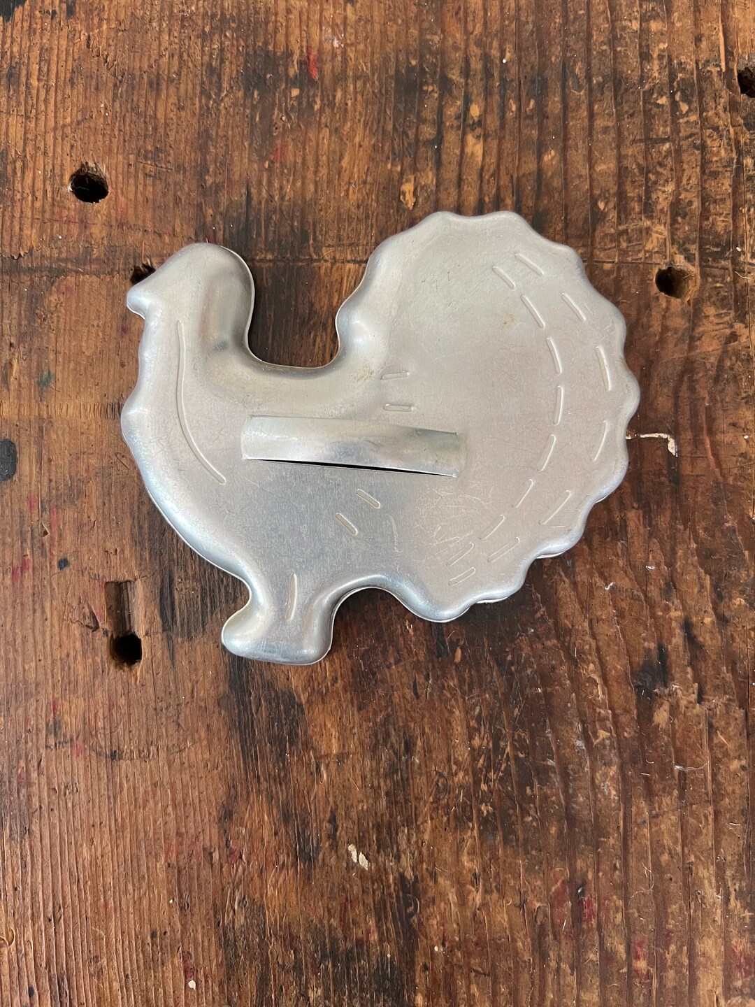 Vintage Aluminum Turkey Cookie Cutter - Etsy
