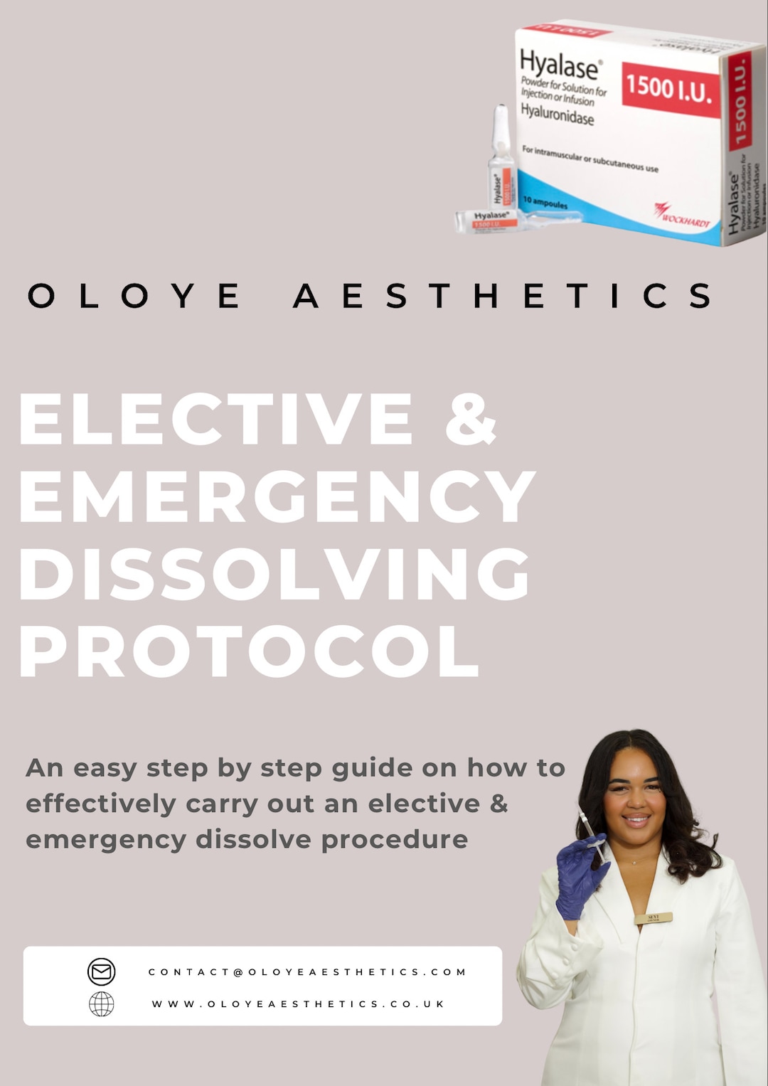 Hyaluronidase Dissolving Guide Hyalase Protocol - Etsy
