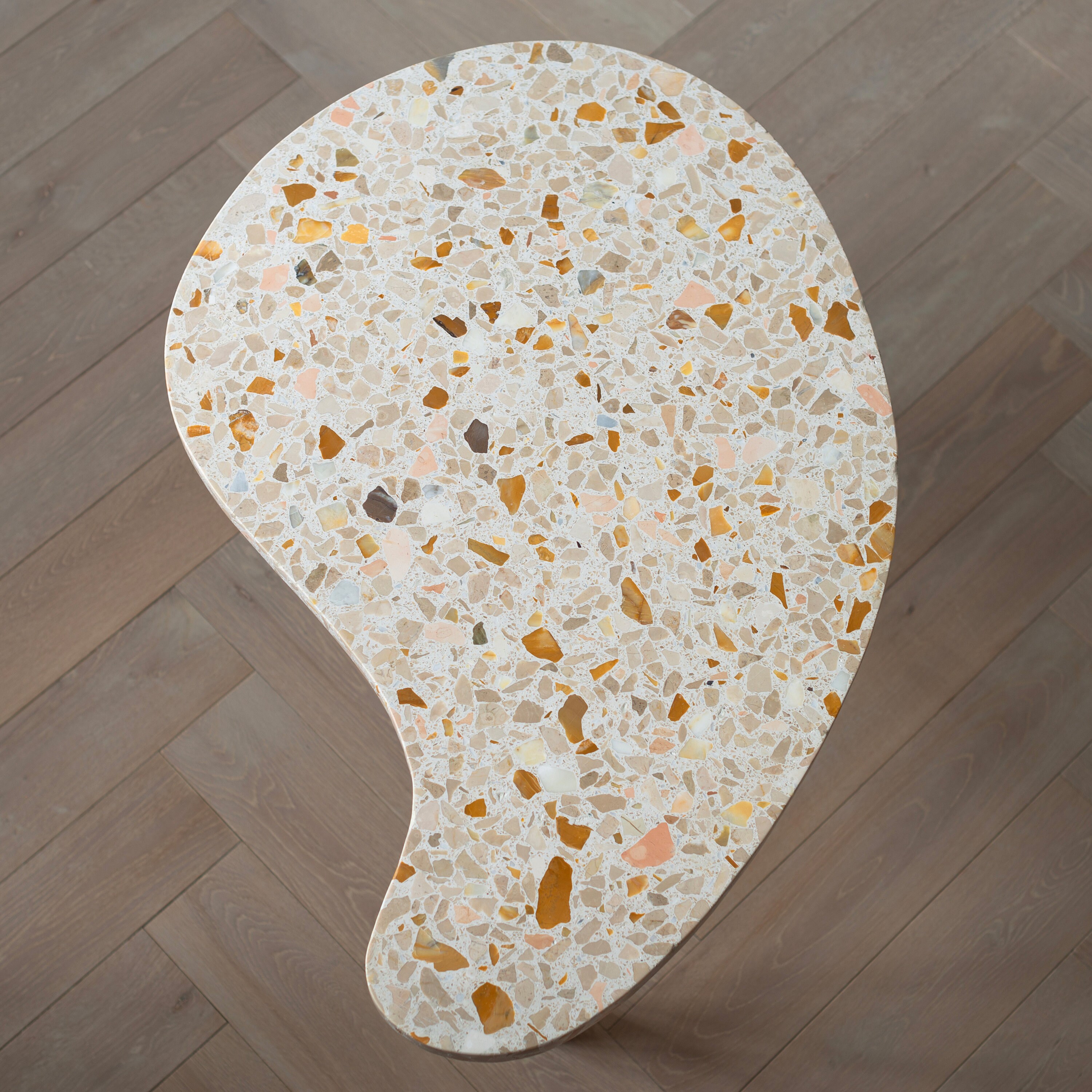 Terrazzo Kidney Coffee Table - Etsy