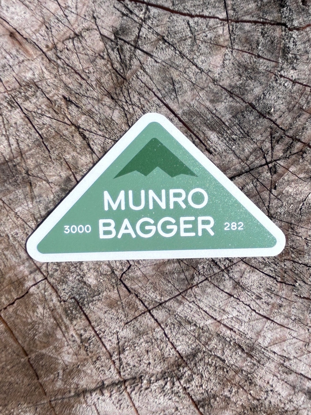 Munro Bagger Sticker Adventure Hiker Hiking 282 Scotland Munro Water Bottle Laptop Outdoors ...