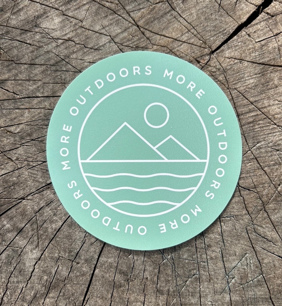 Outdoors More/more Outdoors Sticker Adventure Outdoors Nature Mountains ...