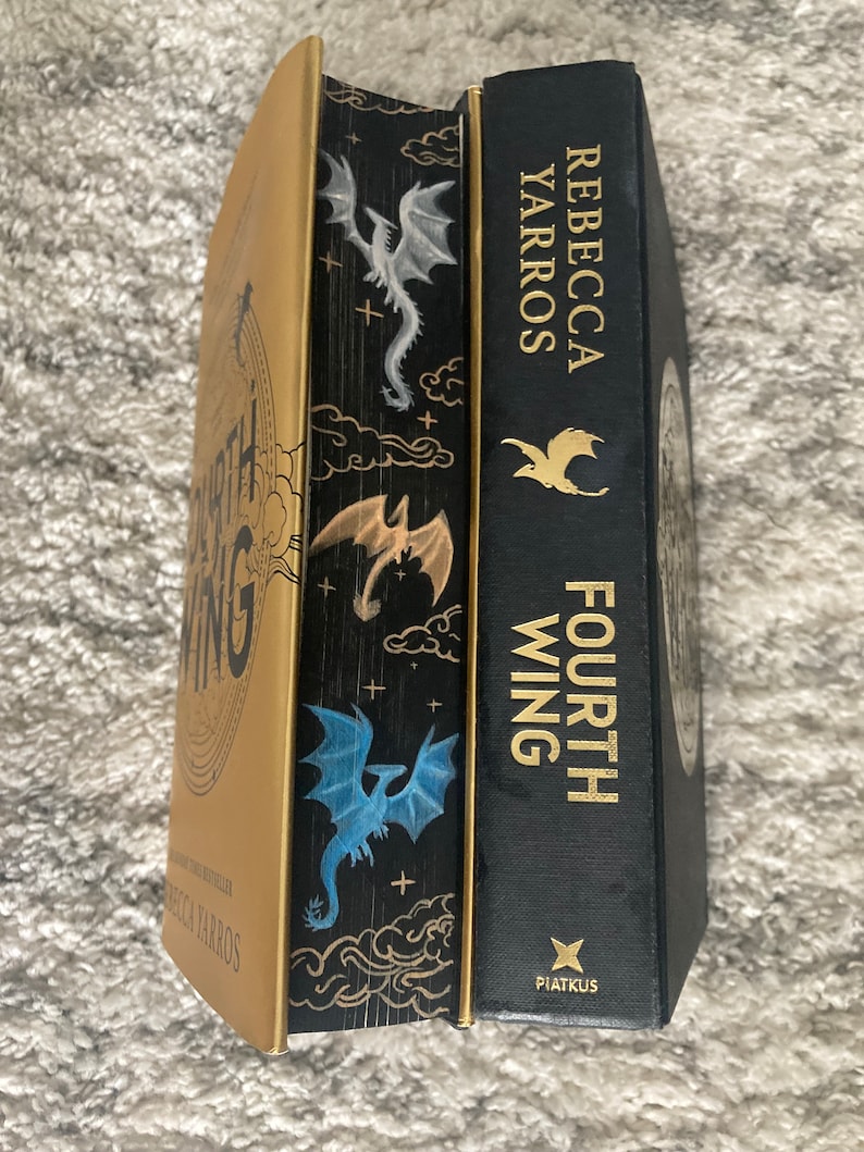 Fourth Wing Hand Painted Edges Available is Colour or - Etsy Australia