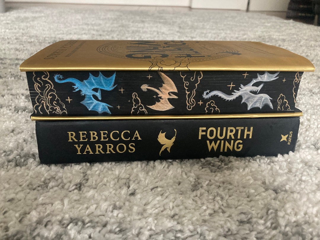 Fourth Wing Hand Painted Edges! Available in Colour or Entirely Gold ...