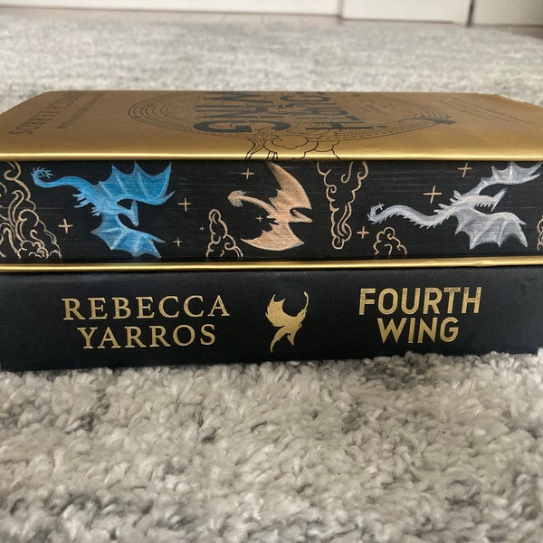 Fourth Wing Book Sprayed Edge - Etsy