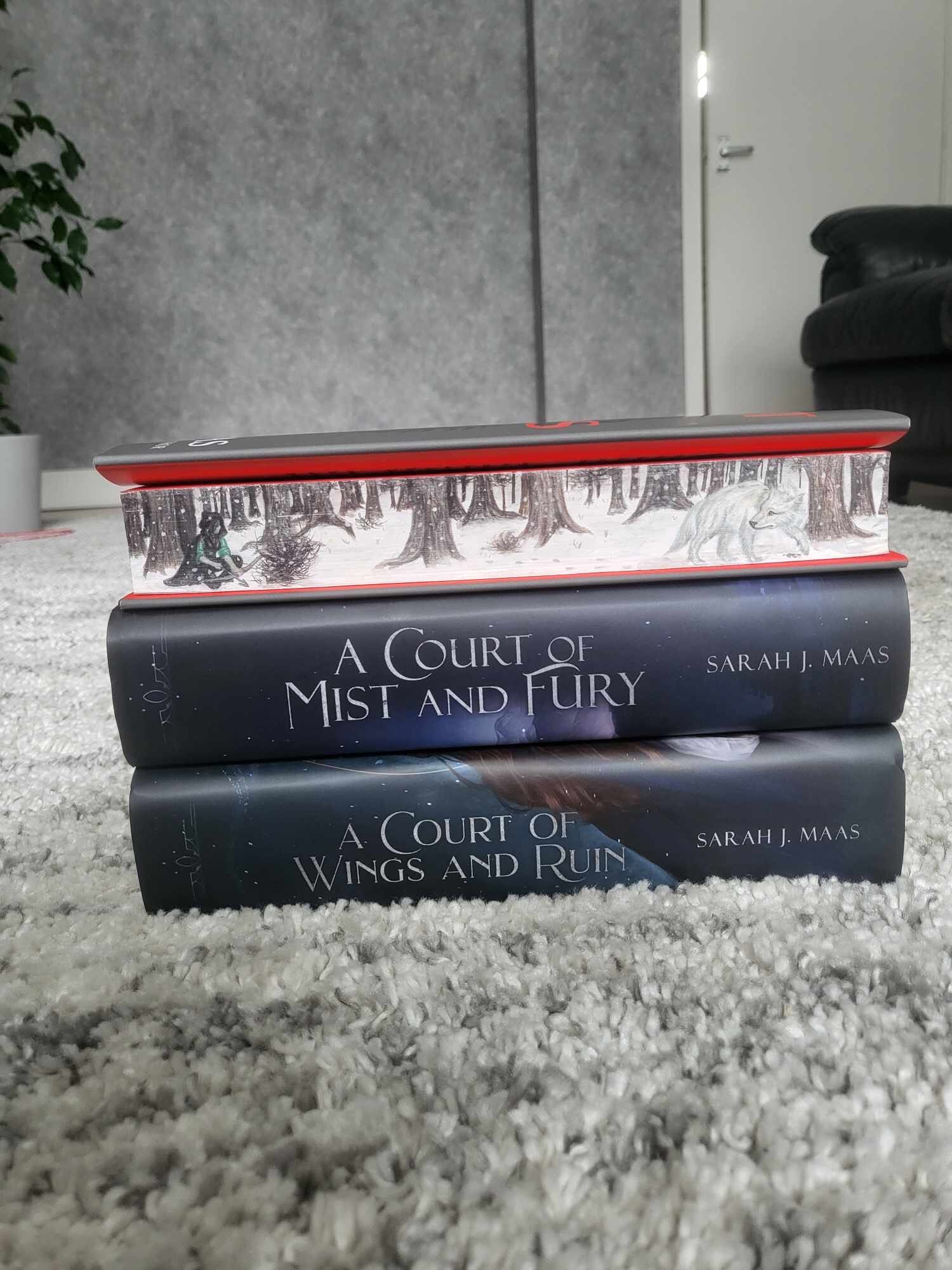 ACOTAR Hand Painted Edges ACOTAR Only With the Original Dust Jacket ...