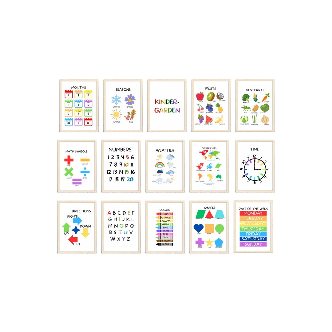 COLORFUL Classroom Decor - Etsy