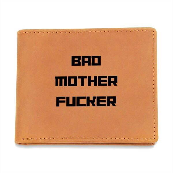 Bad Mother Fucker Wallet Etsy