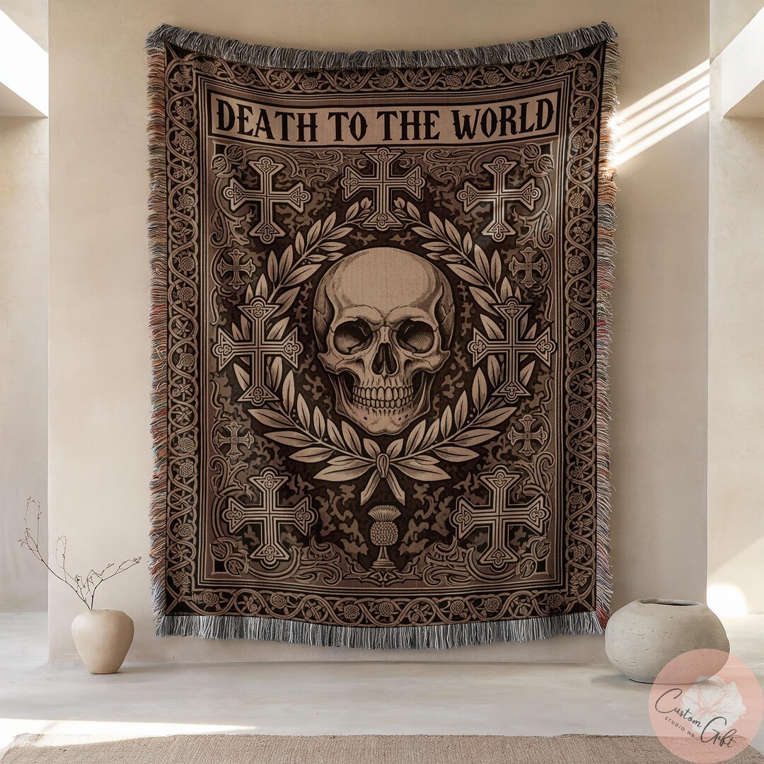 Orthodox Christian Blanket, Death to the World Monastic Throw ...