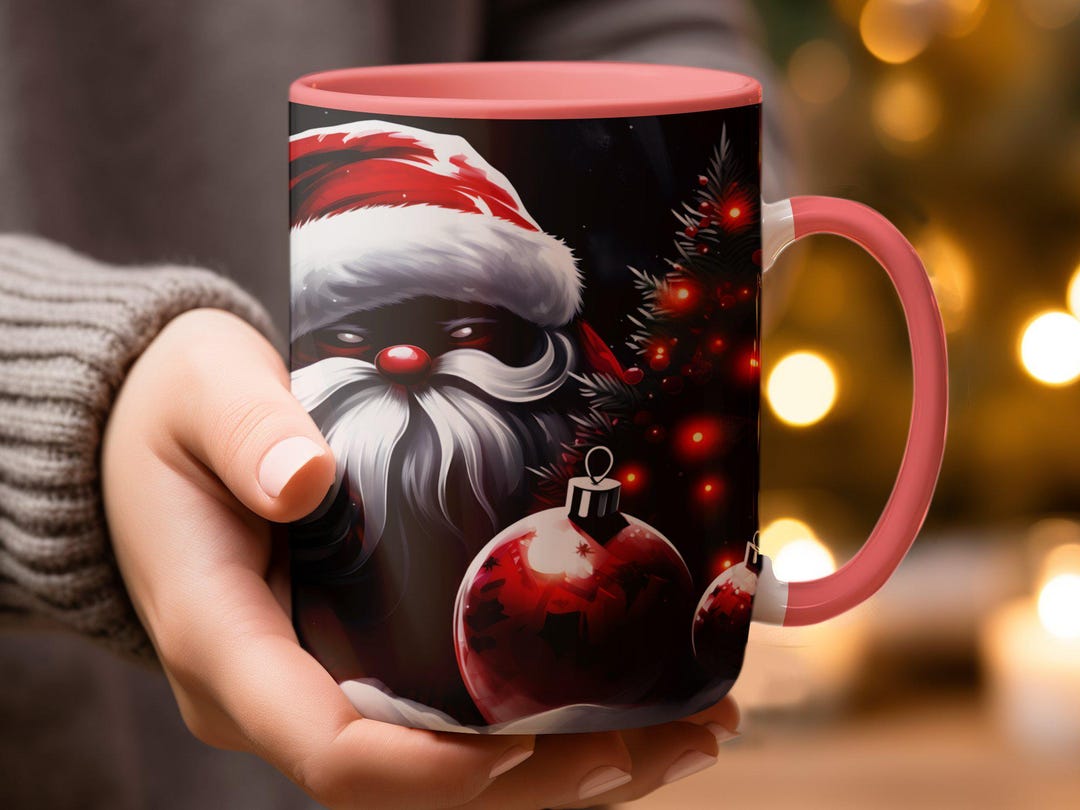 Santa Claus Christmas Mug, Santa Mug, Holiday Coffee Mug, Christmas ...