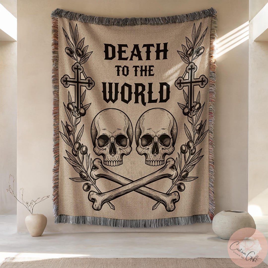 Orthodox Monastic Blanket, Death to the World Faith Throw, Christian ...