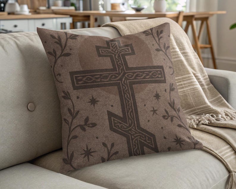 Orthodox Cross Woven Blankets, Religious Blanket, Gift for Her, Gift ...