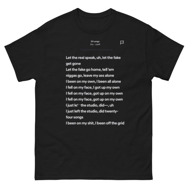 Song Lyric Shirts - Etsy