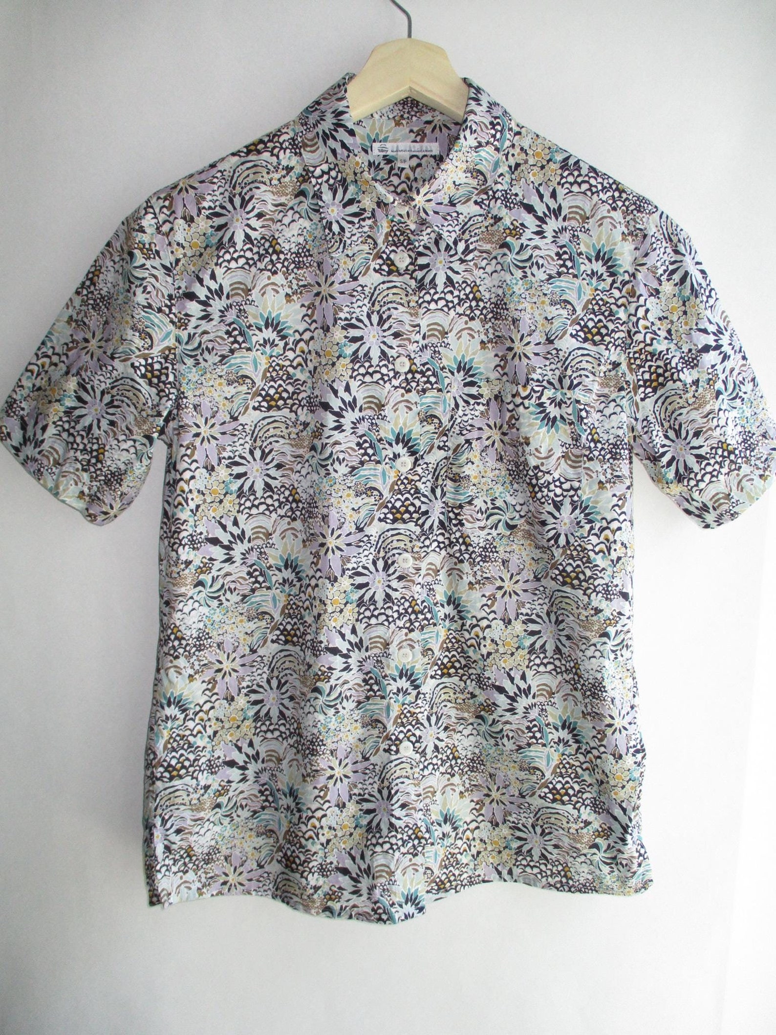 Tilley Liberty Print Cotton Shirt Short Sleeves Size S - Etsy