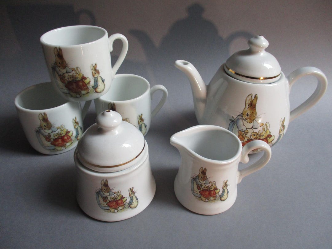 Reutter Peter Rabbit Tea Set Germany - Etsy