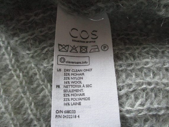 Cos Mohair Sweater Grey - Gem